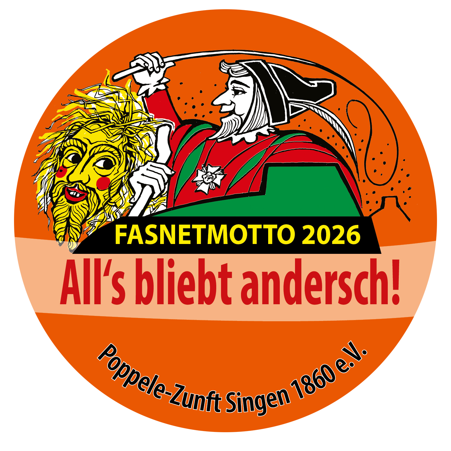 Aktueller Fasnet-Flyer - POPPELE-ZUNFT SINGEN 1860 e.V.